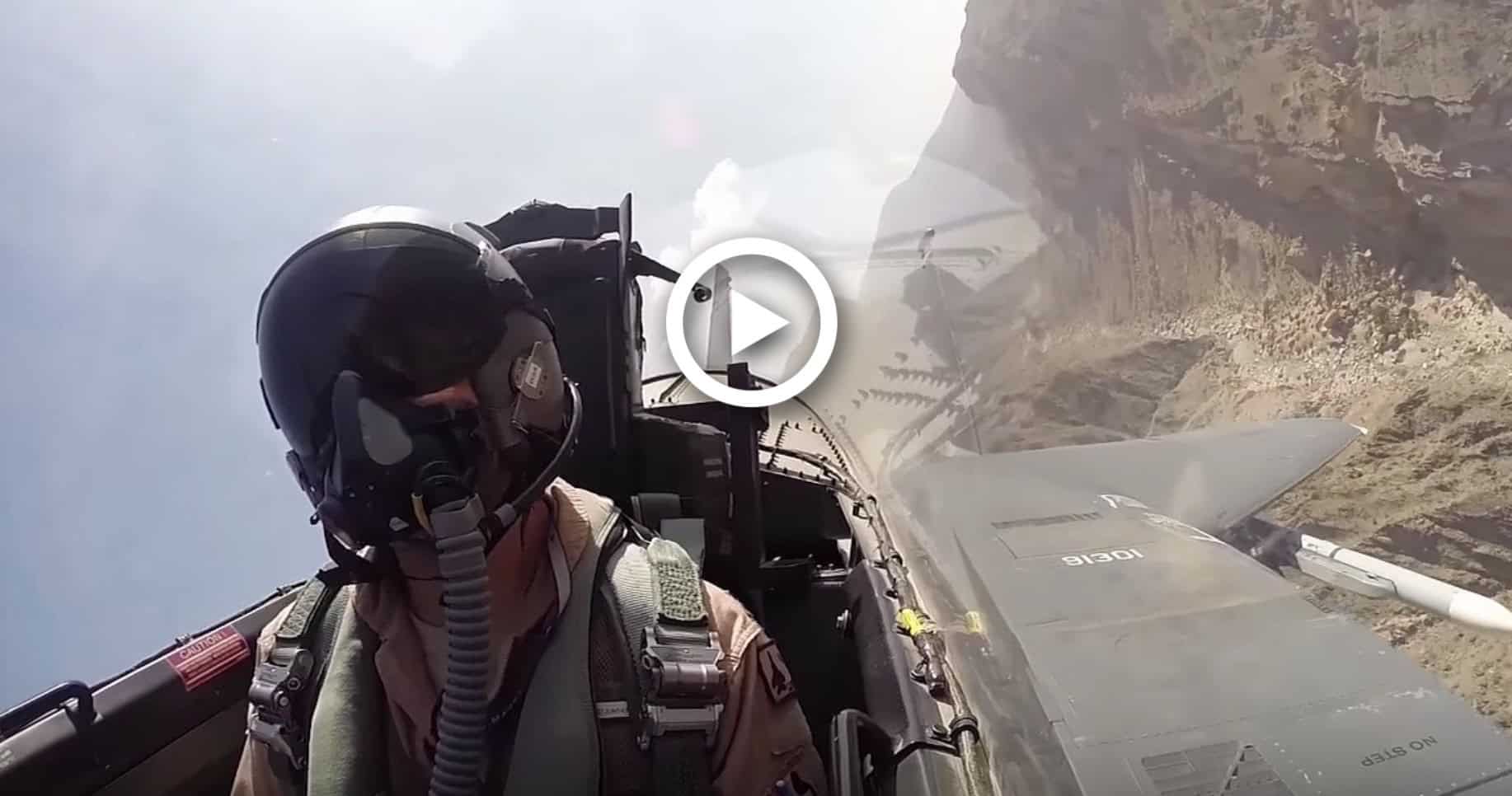 'Ride Along' As This F-15 Eagle Makes A 'Devilish' Low-Level Run